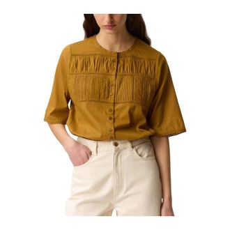 des petit hauts Damen, Blusen & Hemden, Gelb, SGr&ouml;&szlig;e