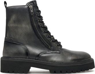 Pepe Jeans London Schnürstiefeletten Durham Rub PMS50253 Schwarz