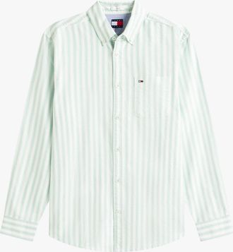 Tommy Hilfiger Chemise col am&eacute;ricain &agrave; rayures en coton