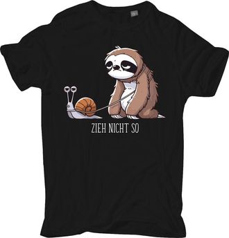 Spass Kostet &Uuml;bergr&ouml;ssen 3XL - 8XL Herren T-Shirt Zieh Nicht so faultier Level Sonntag Modus