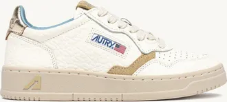Autry BASKETS MEDALIST LOW EN CUIR PLATENE ET SPONGE