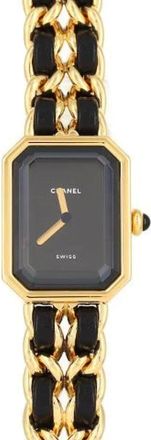Chanel Pre-owned Premiere Gold Plated Quartz - Femme - Pre-owned - Noir - Taille: ONE Size