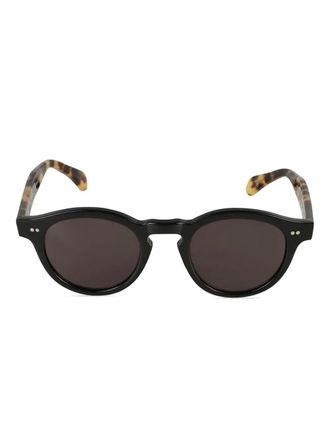 K&agrave;dor Sonnenbrille mit rundem Gestell - Schwarz