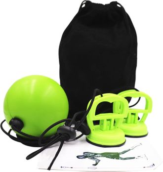 SM SunniMix Bag Training Double End Punching Ball Einstellbarer Boxing Reflexball Saugnapf für Reaktionsbeweglichkeit Hand-Auge-Koordination