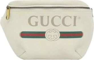 Gucci unisex, Pre-owned, Blanc, Taille: ONE Size Sac Banane Vintage Pre-owned