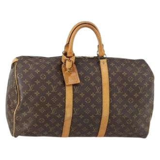Louis Vuitton unisex, Pre-owned, Brun, Taille: ONE Size Sac Week-end en Toile Pre-owned