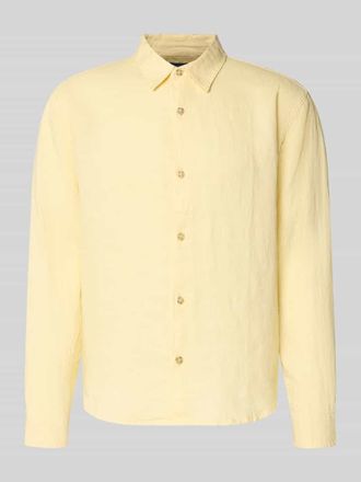 GAP Regular Fit Leinenhemd mit Kentkragen