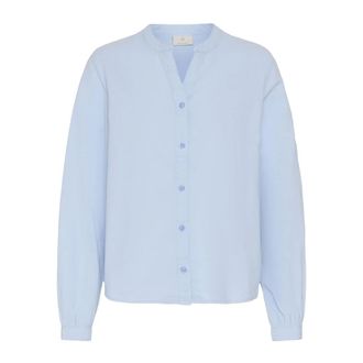 Kaffe KCmaia Blouse - Femme - Blouses et Chemises - Bleu - Taille: 44 FR