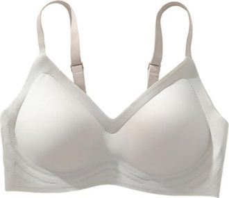 Generic Soutien Gorge Invisible Soutien Gorge sans Armature Brassiere Femme sans Armature De Classique Grande Taille Seamless Pas De D&eacute;bordement C&ocirc;t&eacute;s Push Up