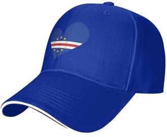 Generic Casquette De Baseball Drapeau du Cap-Vert Chapeau De Sport Classique Hip Pop Casquette Trucker, pour La Course, Gar&ccedil;on, Hommes, 55-59cm