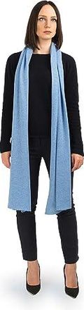 DALLE PIANE CASHMERE Large écharpe 100% cachemire - Made in Italy - Femme/Homme, Couleur: Ciel, Taille unique