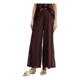 Forte_Forte My Pants - Femme - Pantalons - Brun - Taille: 44 FR