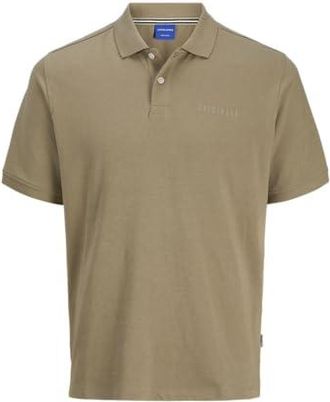 Jack & Jones Jorfrederiksberg Polo SS Noos, Beige foncé, L Hommes