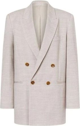 Philosophy di Lorenzo Serafini Femme, Vestes, Beige, Taille: 42 FR Veste crois&eacute;e