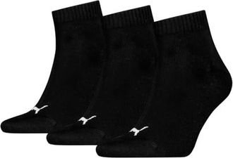 Puma Lot de 3 paires de chaussettes unisexes en coton recycl&eacute;, - Bleu marine 321., 43-46
