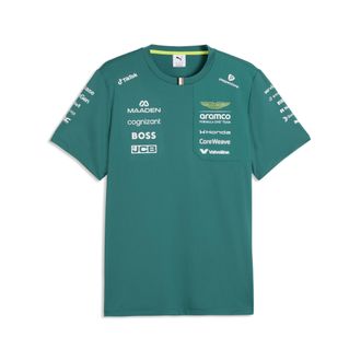 Puma x ASTON MARTIN ARAMCO F1 TEAM Replica T-Shirt Unisex, Accessoires, Gr&uuml;n, 3XL