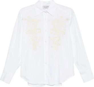 Ermanno Scervino Femme, Blouses et Chemises, Blanc, Taille: 38 FR Mfb20 Camicia