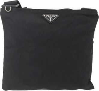 Prada unisex, Pre-owned, Noir, Taille: ONE Size Sac bandouli&egrave;re en nylon Pre-owned