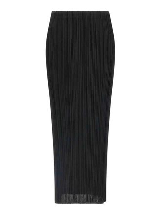 Pleats Please Issey Miyake Jupe Midi - Noir