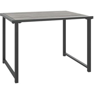 Les Tendances Table de jardin anthracite 55x40x37 acier
