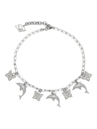 Blumarine collier ras-de-cou &agrave; breloques - Argent