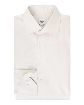 Stenstr&ouml;ms Hemd in Vollzwirn-Qualit&auml;t mit Kleinmuster und Kentkragen, Slimline in