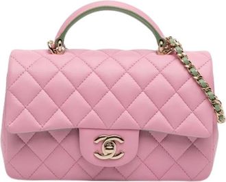 Chanel Sacoche matelass&eacute;e Pre-owned - Femme - Pre-owned - Rose - Taille: ONE Size
