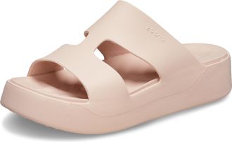 Crocs Womens Getaway Platform H-Strap Sandal, Quarzfarben, 42/43 EU
