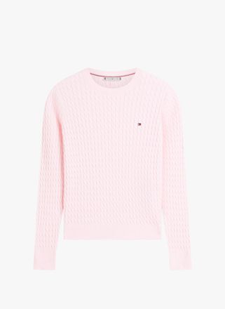 Tommy Hilfiger Pull torsad&eacute; en coton