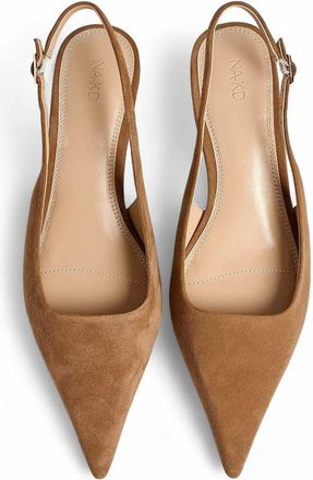NA-KD escarpins slingback en daim fauve-Marron