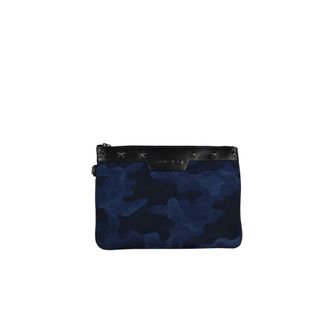 Jimmy Choo London Homme, Sacs, Bleu, Taille: ONE Size Derek Mini Clutch
