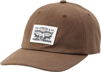 Levi's Herren Relaxed Dad Heritage baseballmütze, Dark Brown, UN