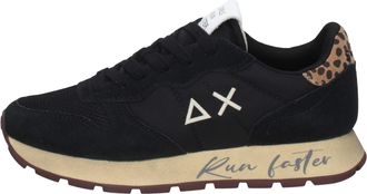 Sun 68 Sneaker Running Ally Vintage in Suede/Nylon Nero Donna D25SU20 Z44207 37