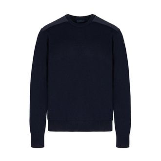 Paul & Shark Navy Gestrickter Wollpullover - - Sweatshirts & Hoodies - Herren - Blau - XL
