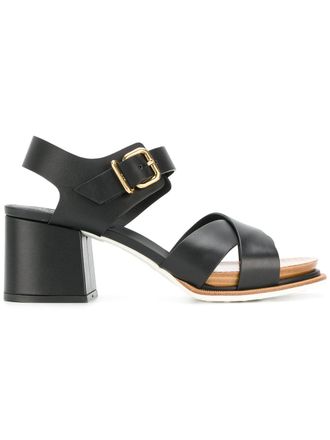 Tod's chunky heel sandals - Schwarz