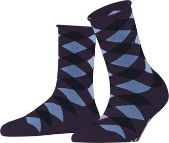 Burlington Damen Socken Sandy W Sso Baumwolle gemustert 1 Paar, Rot Wineberry 8761, 36-41