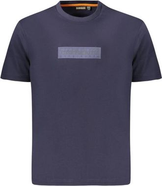 Napapijri Homme, Tops, Bleu, Taille: XL Cotton T-Shirt