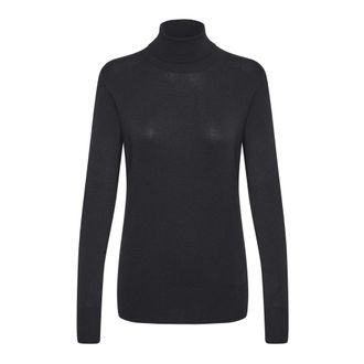 Kaffe Astrid Roll Neck Strik - - Knitwear - Damen - Schwarzk - XL