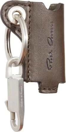 Rick Owens Porta Accendino In Pelle - - Accessories - unisex - Braun - ONE SIZE