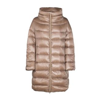 Herno Matilde Midi Puffer Coat - - Coats - Damen - Beige - L