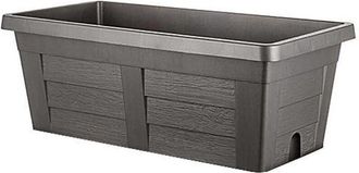 Bama Jardini&egrave;re Legno - Anthracite - l 100 x l 44 x h 40 cm - Livraison gratuite