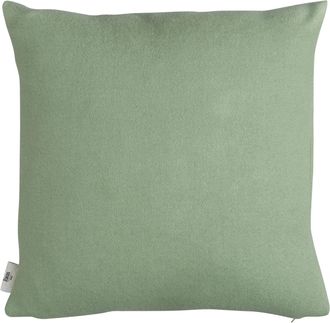 Roros Tweed Stemor Kissen - Wollkissen aus norwegischer Lammwolle - Design von Kristine Five Melvær - Kissenmaße: 50 x 50 cm (106573 - Misty Green, 50 x 50 cm)