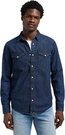 Lee Mens Regular Western Shirt, Rinse, XXL