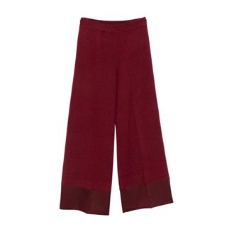 Twinset Femme, Pantalons, Rouge, Taille: 42 FR U&B Pantalons