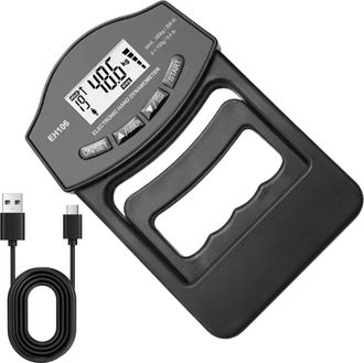 Generico Handkraft-Tester, digitales Display, 180 kg, elektronisches Trainingsger&auml;t, Sport, Zuhause, Kraftbewertung in der Hand, f&uuml;r Sport, Schule, Wettkampftr