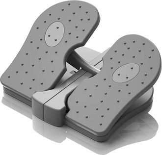 Brrnoo Fu&szlig;-Stepper-Maschine, Mini-Stepper-Trainer, Verst&auml;rktes Nylon, Leiser Zusammenklappbarer Bein-Workout-Trainer Unter Dem Schreibtisch, Ergonomisches De