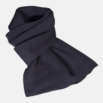 Hanseheld Strickschal aus 100% Schurwolle - Merino - Marine