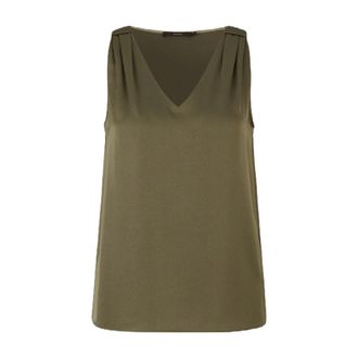 Windsor Japanische Cr&ecirc;pe Blusen Top - - Tops - Damen - Gr&uuml;n - S