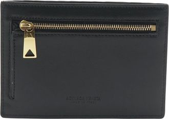Bottega Veneta Femme, Accessoires, Noir, Taille: ONE Size Intrecciato Leather Card Holder