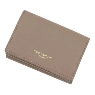 Saint Laurent Portefeuille Pre-owned (tri-fold) - Femme - Pre-owned - Brun - Taille: ONE Size